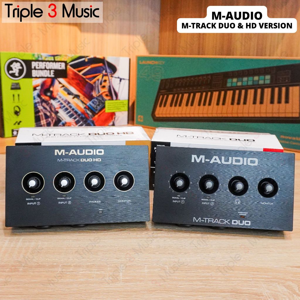 Jual M-Audio MTRACK SOLO DUO M-TRACK DUO HD Soundcard RECORDING ...