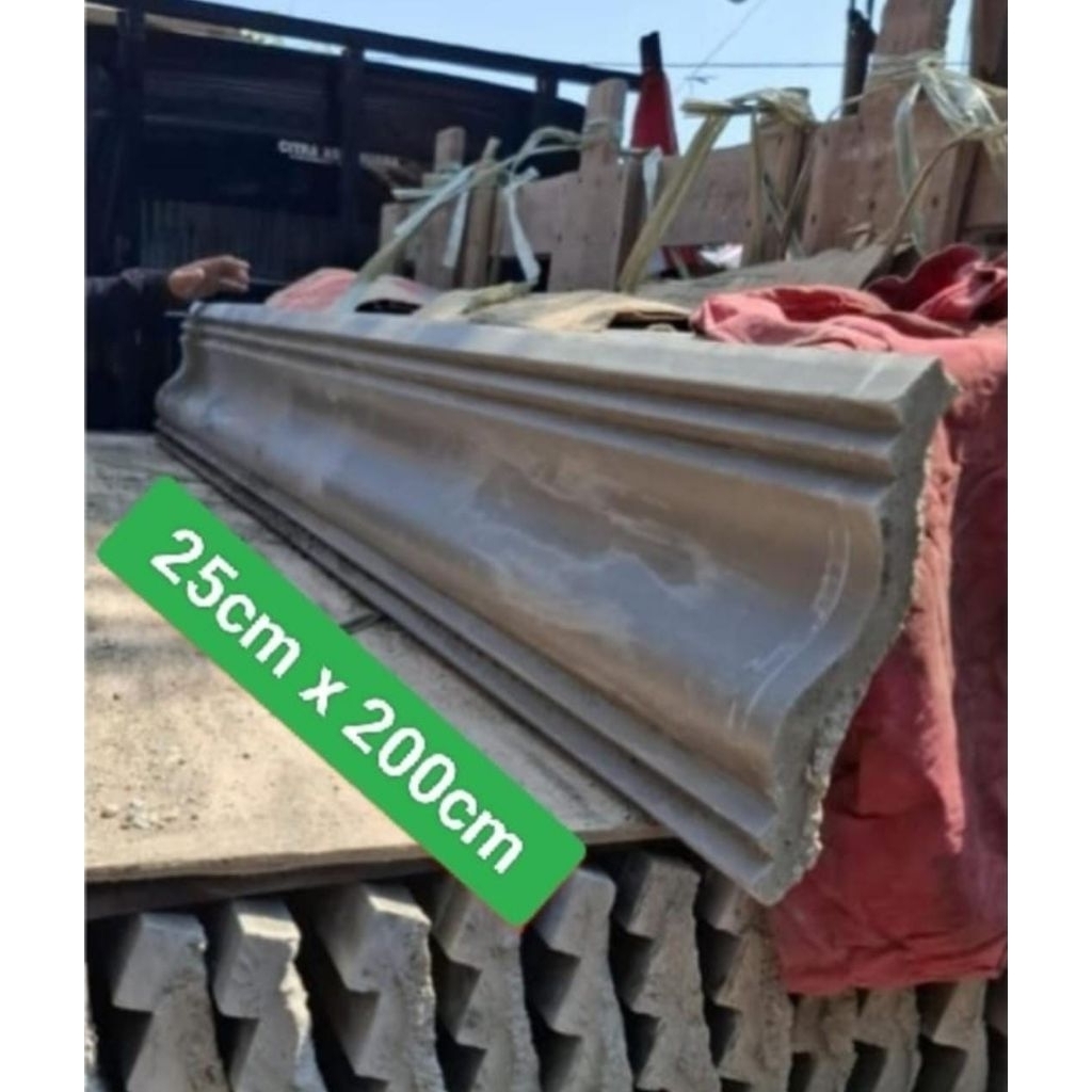 Jual lisplang full beton minimalis 25 cm x 200 cm | Shopee Indonesia