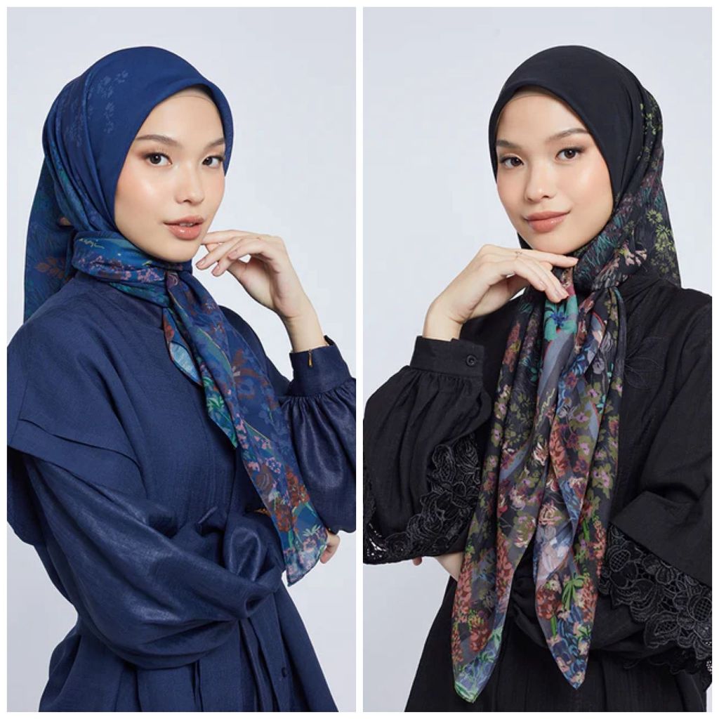 Jual PRIMAVERA Signature Scarf by Kami. ( Ready warna Navy dan Onyx ...