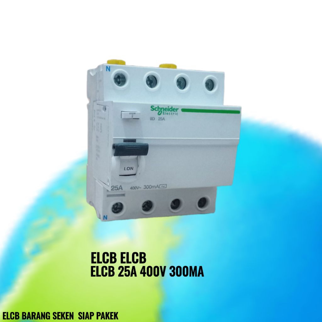 Jual ELCB 4P 25A 40A 80A 100A SEKEN | Shopee Indonesia