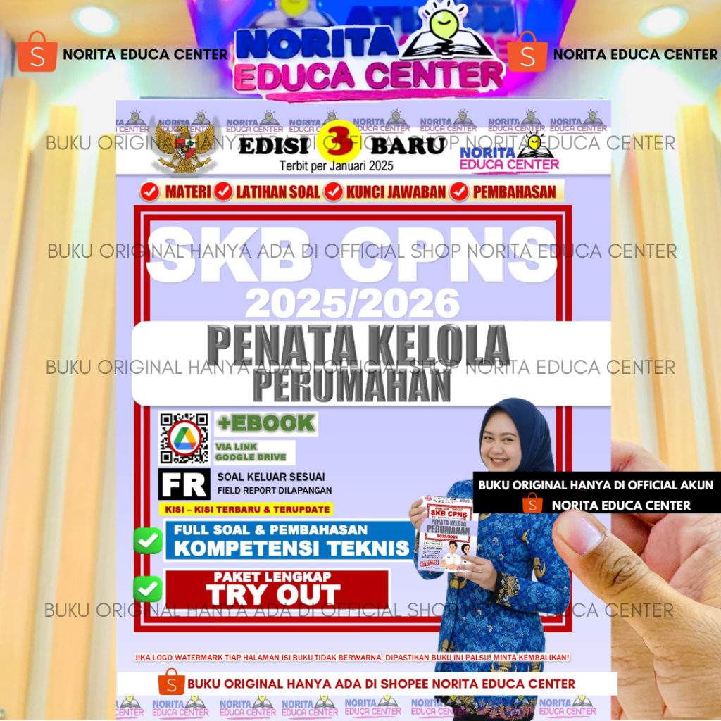 Jual BUKU SKB CPNS PENATA KELOLA PERUMAHAN NORITA EDUCA CENTER | Shopee Indonesia