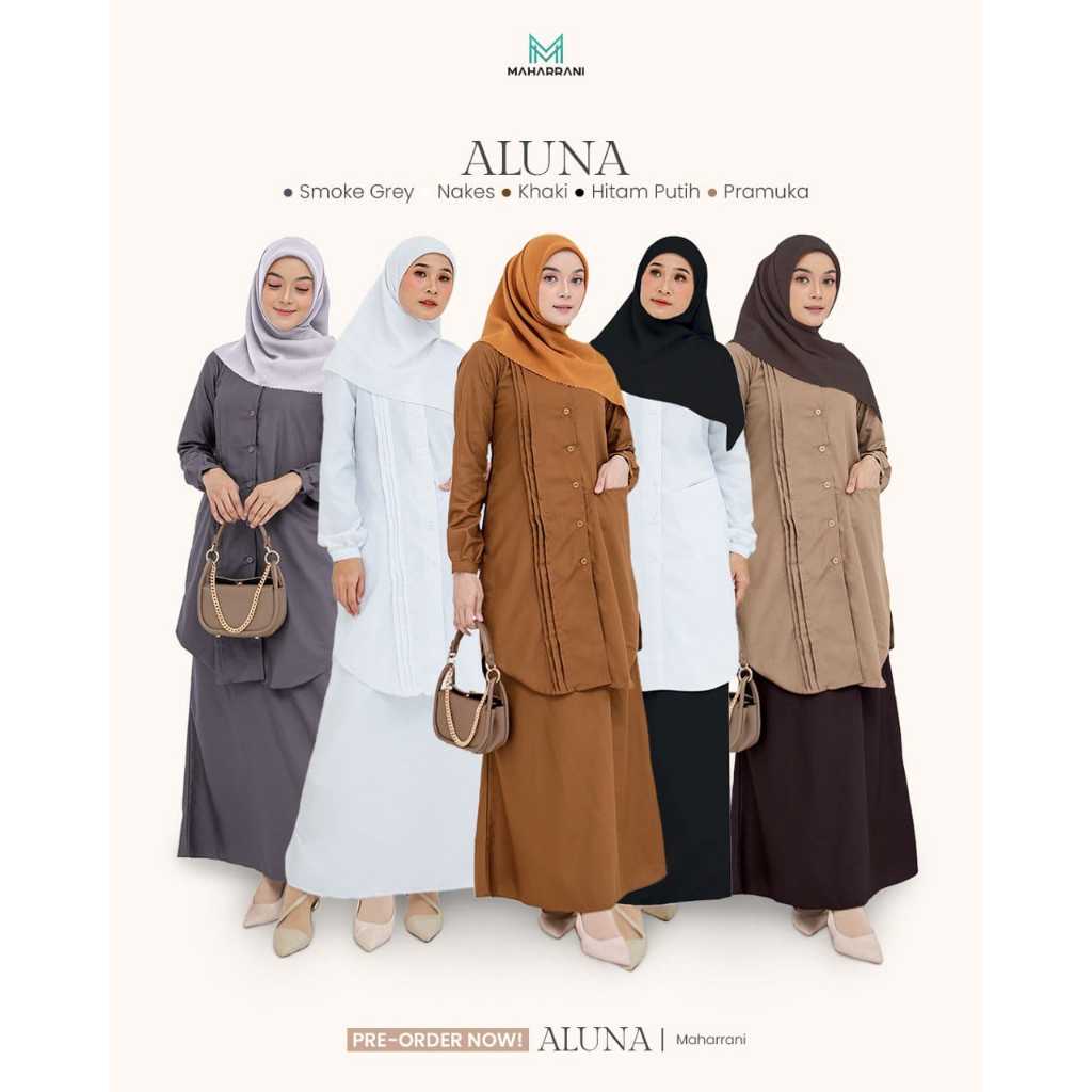 Jual Seragam Dinas, Aluna One Set Seragam PNS, Pakaian Dinas Pegawai ...