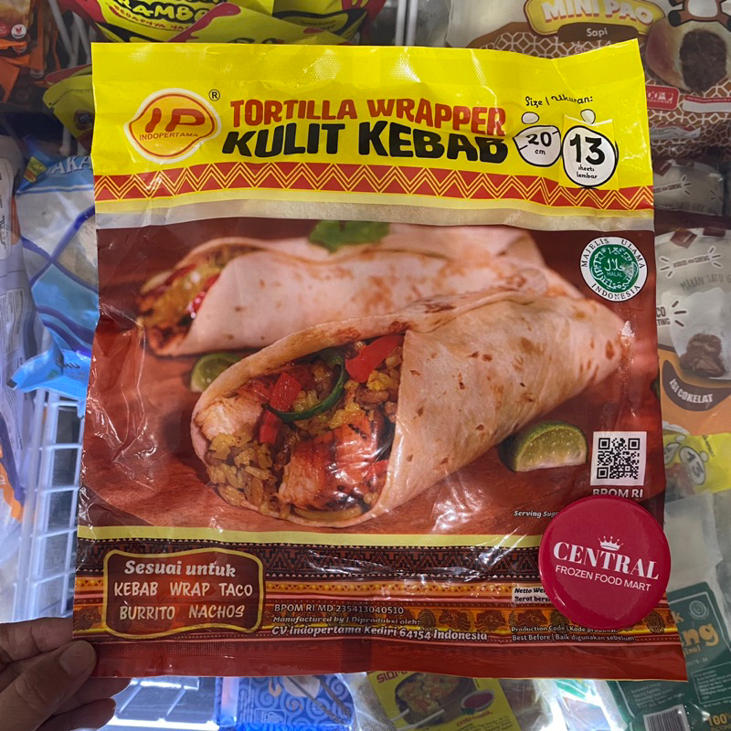 Jual IP Tortila Kebab Wrapper uk 20cm | Shopee Indonesia