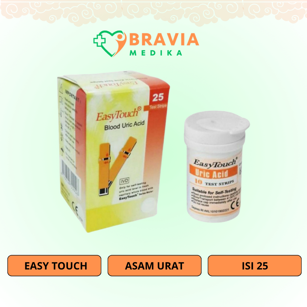 Jual EasyTouch Strip Refill Asam Urat isi 25 | Shopee Indonesia