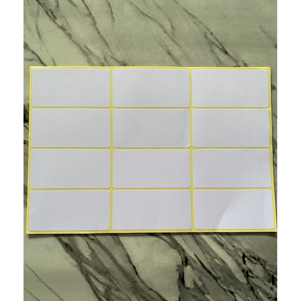 Jual Sticker Label 103 Polos / Stiker Label Undangan / Nama Poloss ...