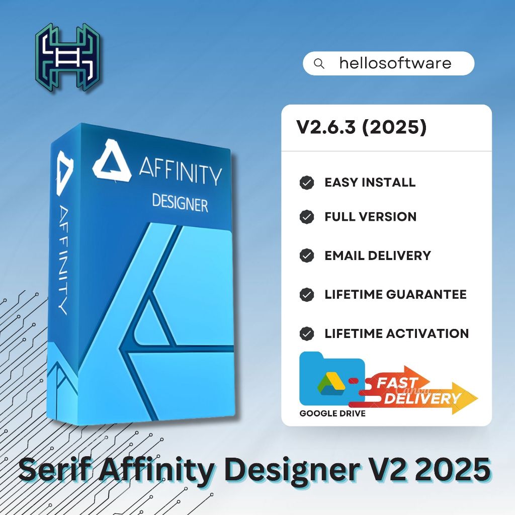 Jual (WIN/MAC) Serif Affinity Designer V2 2025 v2.6.3.3322 Full Version ...