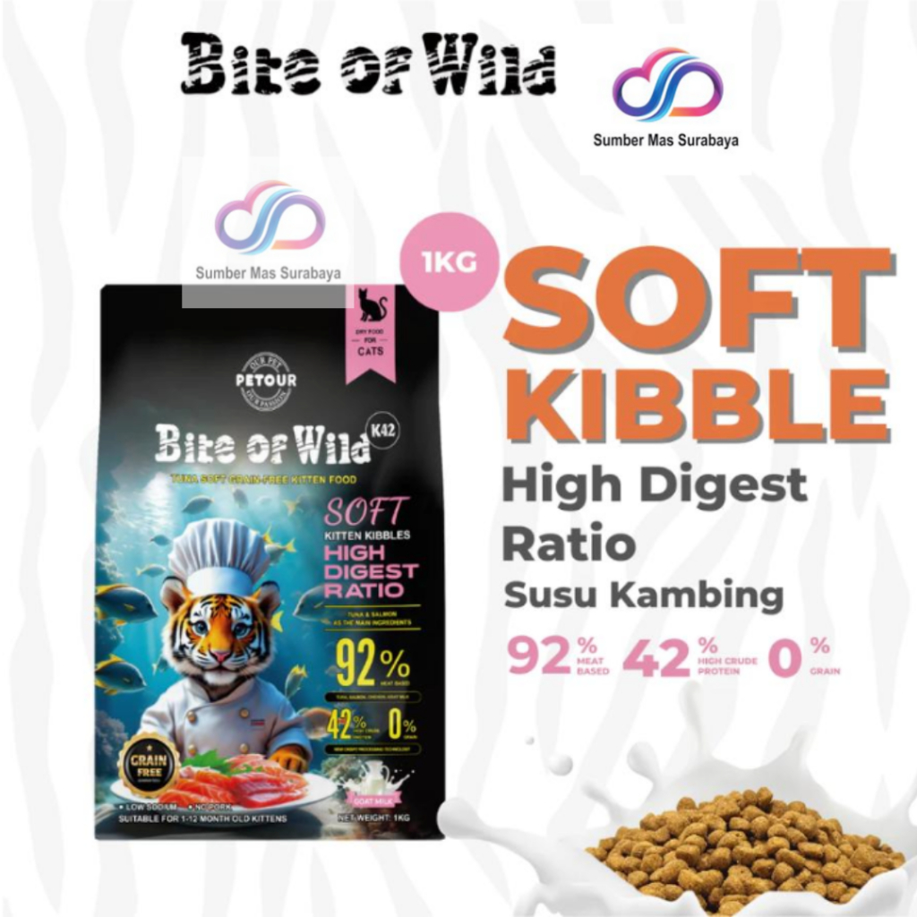 Jual BITE OF WILD P42 K42 F42 B45 ALL LIFE STAGES CAT GRAIN FREE HIGH ...