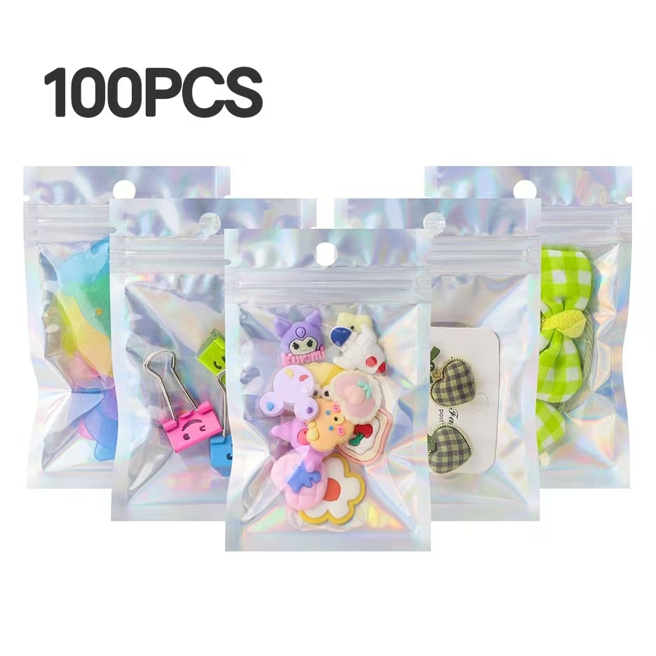 Jual 【100PCS】Plastik Ziplock Hologram| Plastik Klip Ziplock| Plastik ...