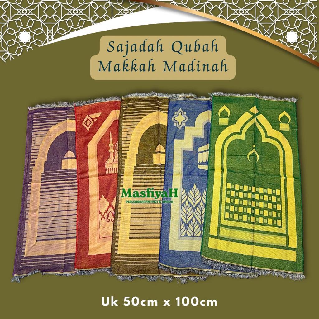 Jual (1KODI) SAJADAH TANGGUNG QUBAH MAKKAH MADINAH SAJADAH MIDI SAJADAH ...
