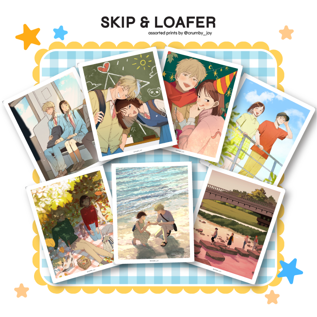 Jual Skip and Loafer / Assorted Prints by crumby_joy | Shopee Indonesia
