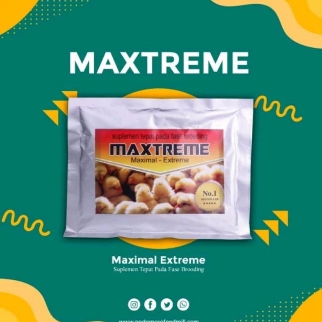 Jual Maxtreme Multivitamin Broading Anak Ayam Broiler Doc | Shopee ...