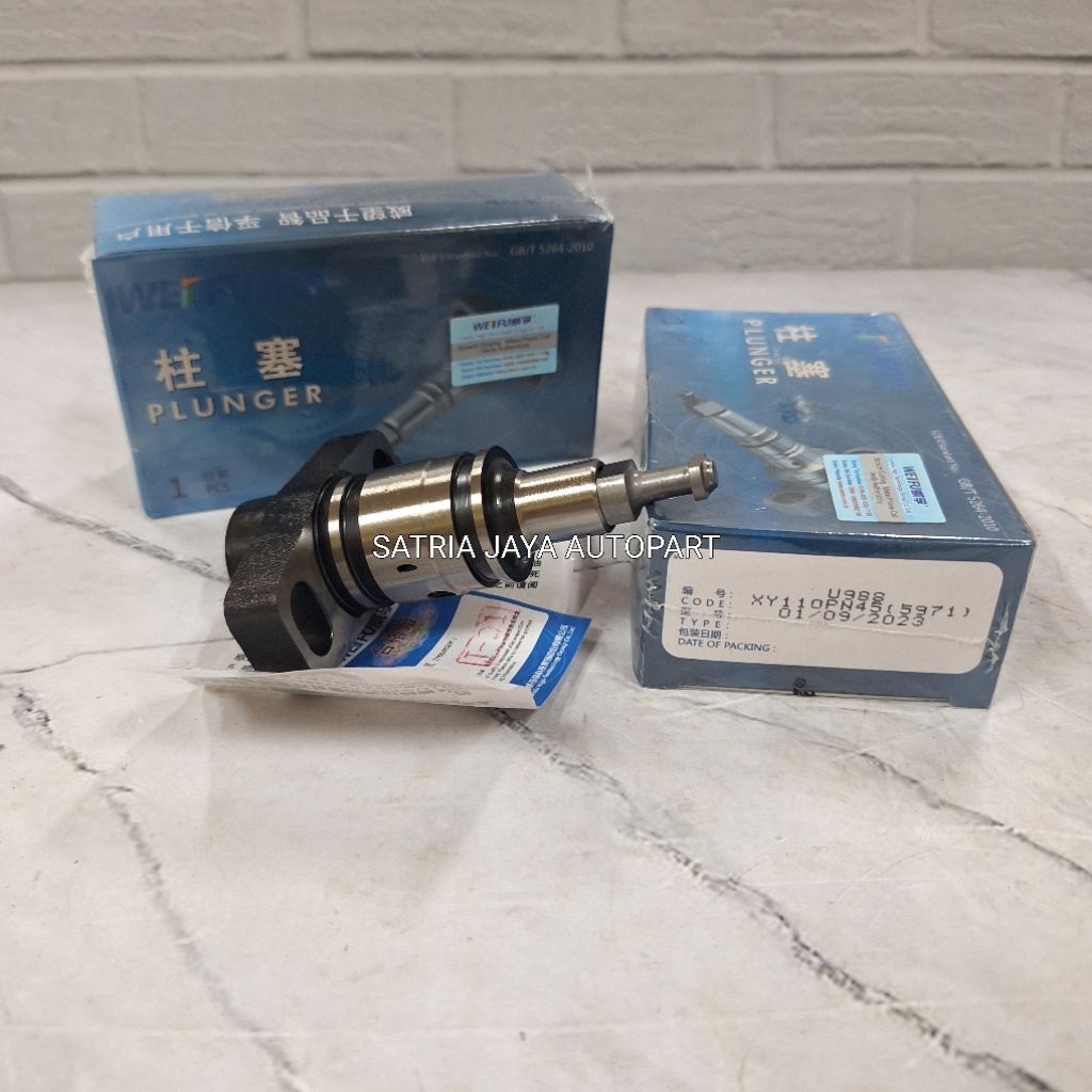 Jual PLUNGER PS125 CANTER TURBO HDX DYNA HT DUTRO MERK WEIFU ORIGINAL ...