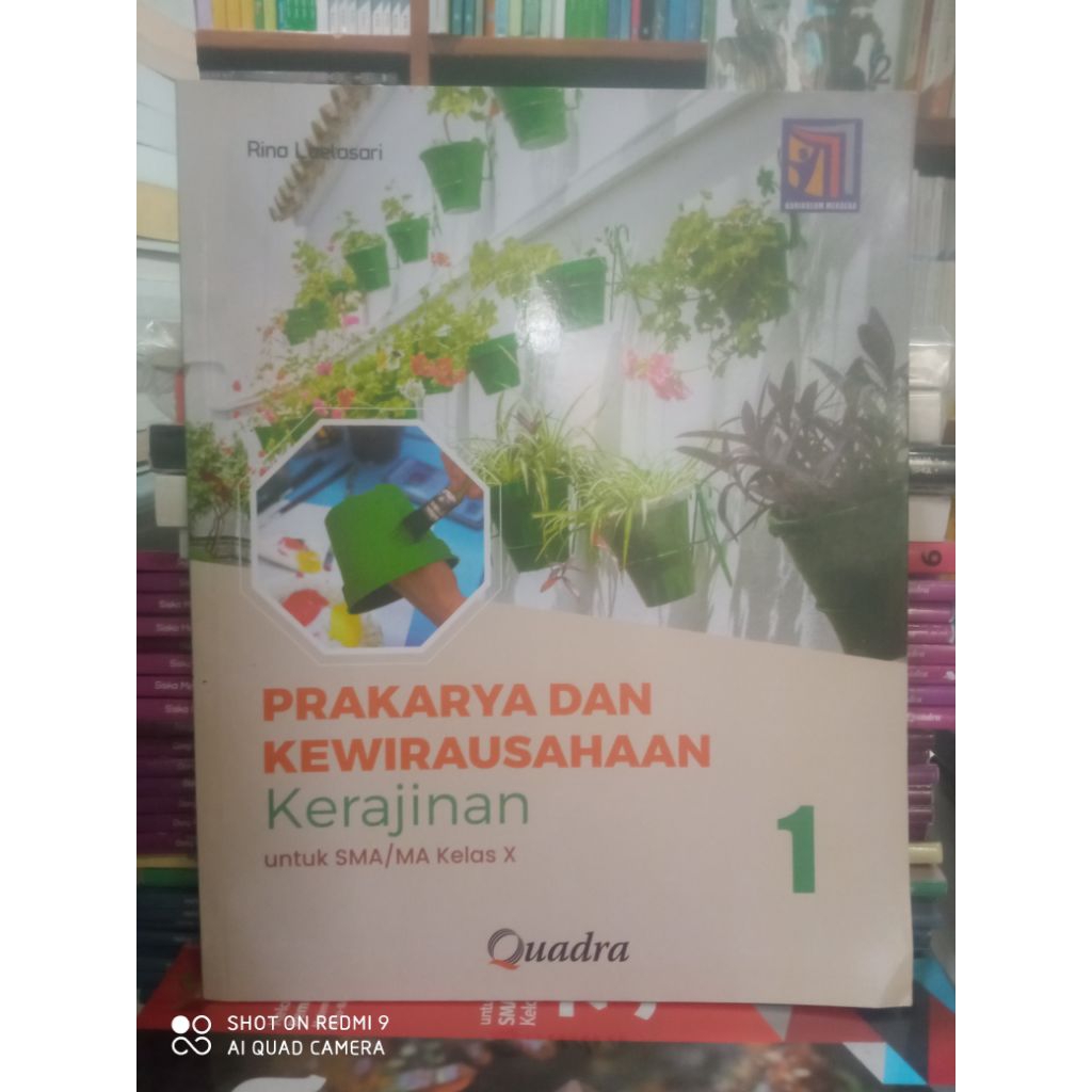 Jual Buku prakarya dan kewirausahaan kerajinan untuk SMA kelas 10 ...