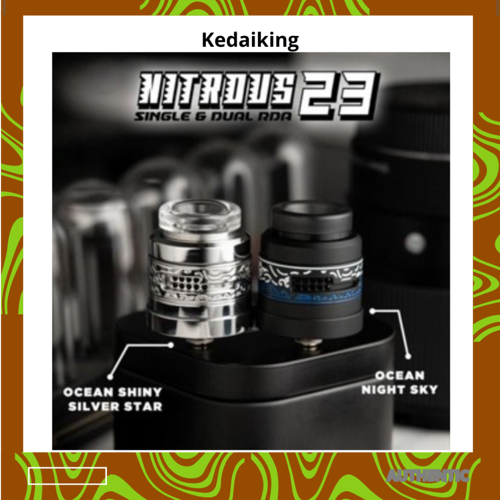 Jual NEW RDA NITROUS 23MM BY KOKO SARANG X DAMNVAPE AUTHENTIC | Shopee ...