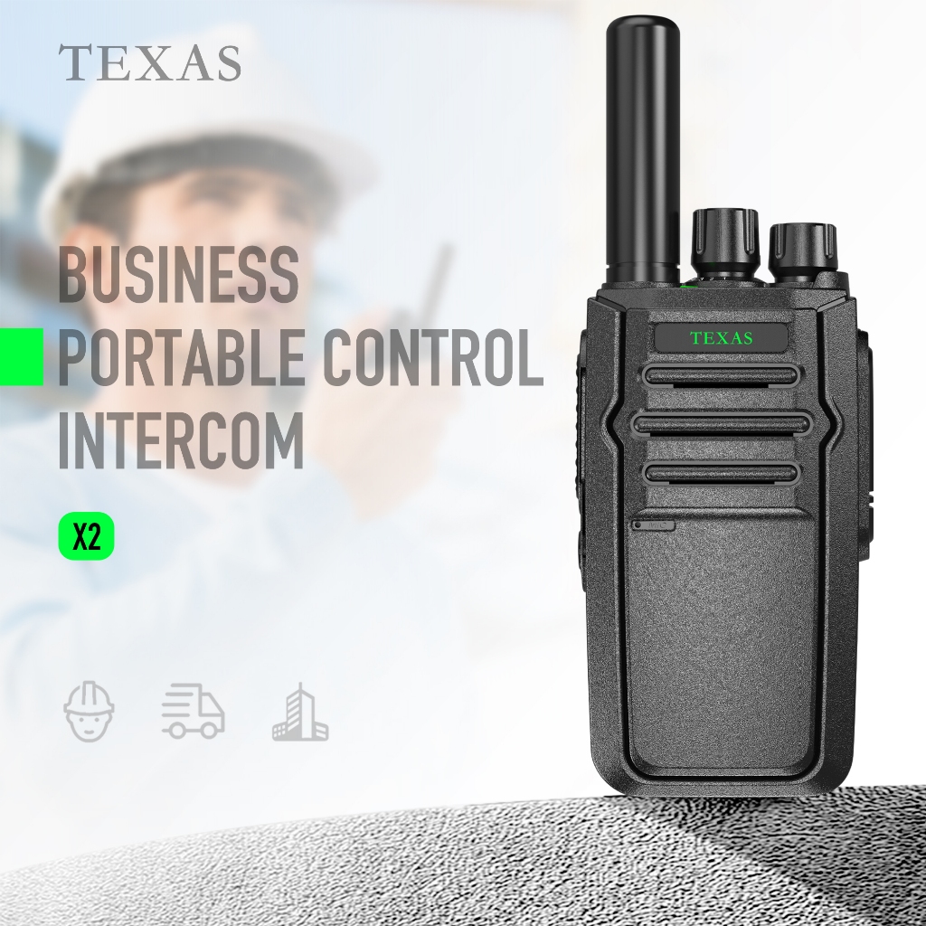 Jual Walkie Talkie Full Set HT TEXAS X2 UHF Two Way Radio Handy Talky ...