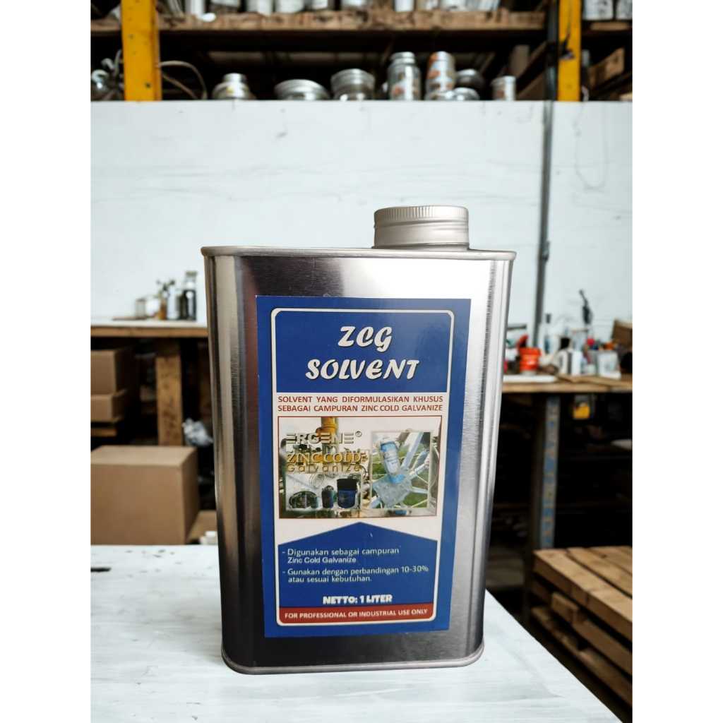 Jual ERGENE Zinc Cold Galvanize Solvent 1Liter-Solvent-Thinner Khusus ...