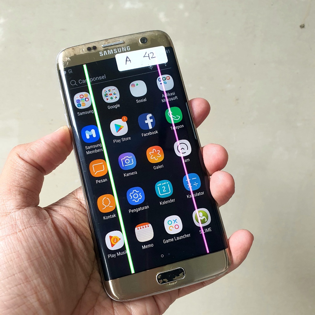 Jual Samsung Galaxy S7 Edge Dual SIM LTE RAM 4GB NFC ROM 32GB Ex Sein ...