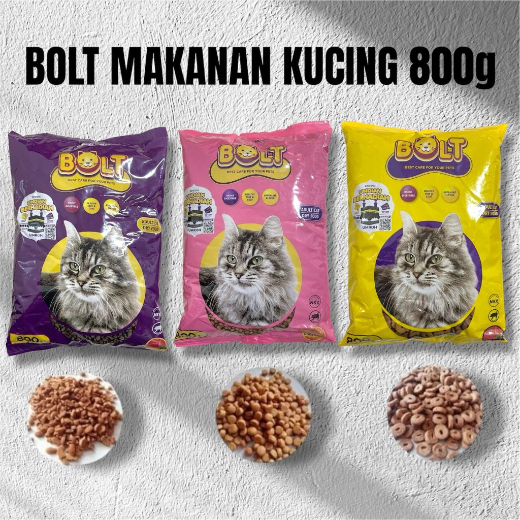 Jual BOLT FRESHPACK Makanan Kucing Dewasa 800gr | Shopee Indonesia