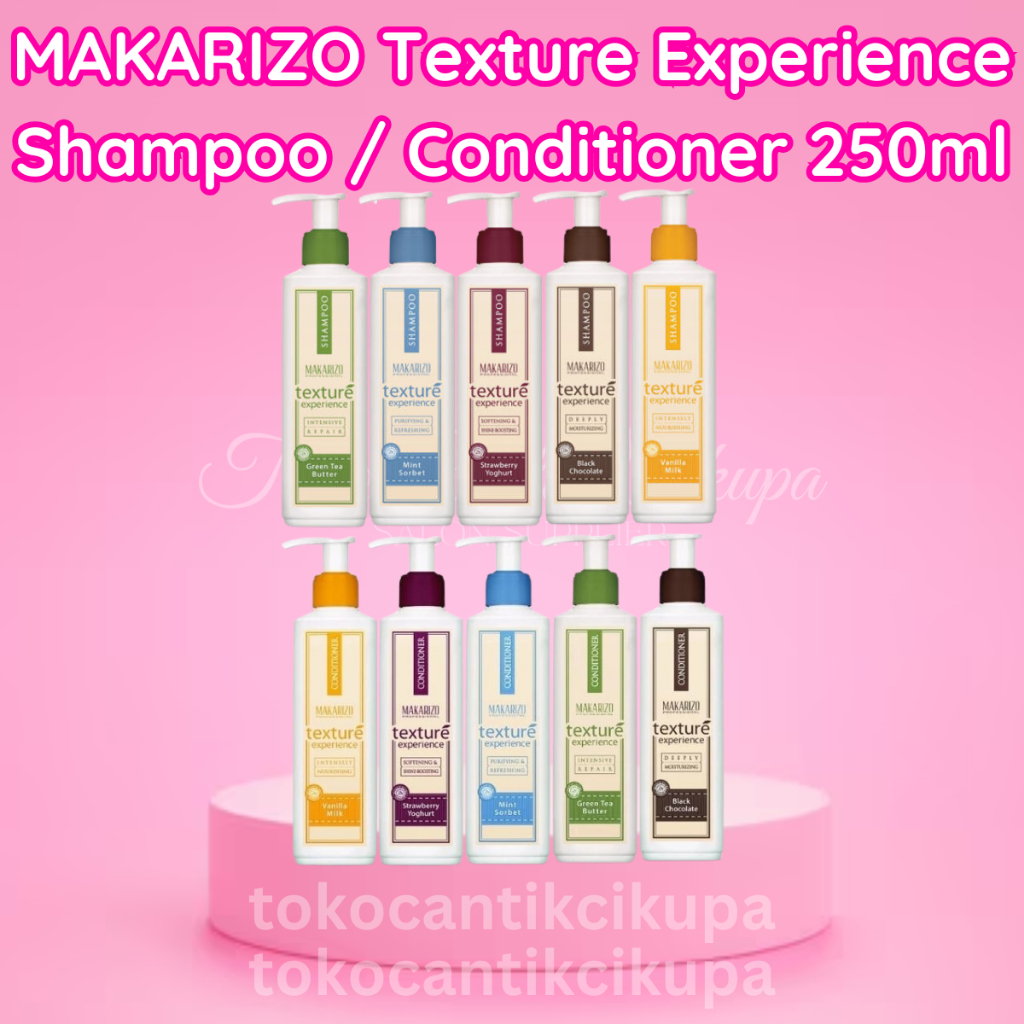 Jual Makarizo Texture Experience 250ml Shampoo / Conditioner - Shampoo ...