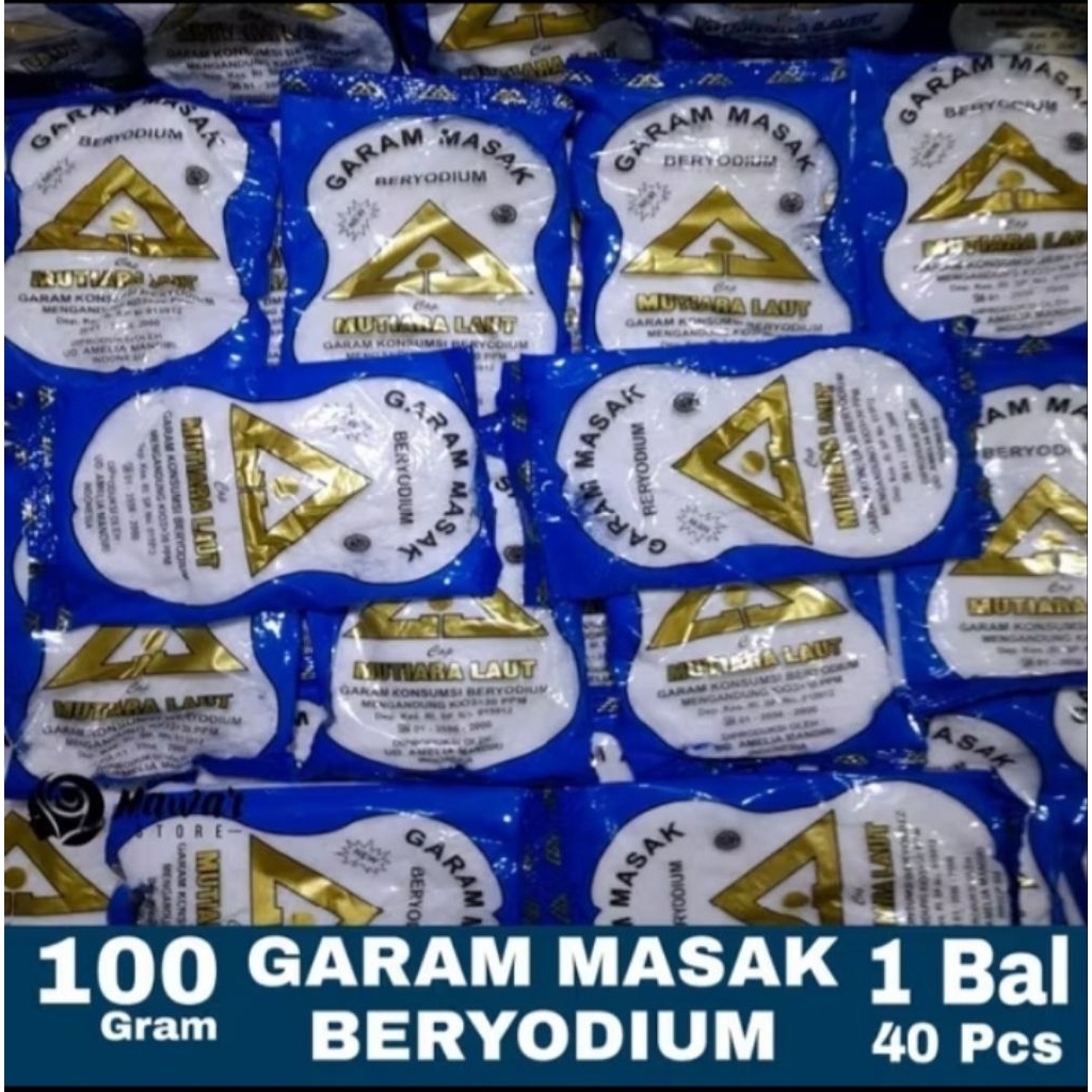 Jual PROMO 1 BAL GARAM MASAK BERYODIUM MURAH HALAL/COD | Shopee Indonesia