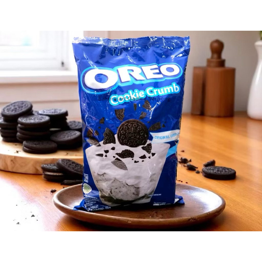 Jual OREO COOKIE CRUMB REPACK 250 gram dan kemasan 1 KG/ TOPPING kue ...