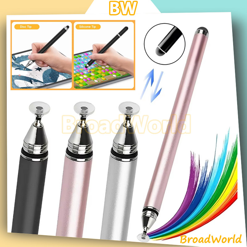 Jual BW 2in1 Stylus Pen Universal Stylus Warna Gradasi Untuk Android IP ...