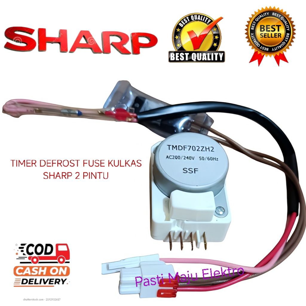 Jual Timer Defrost Fuse Kulkas SHARP 2 Pintu | TMDF702ZH2 (1 SET ...