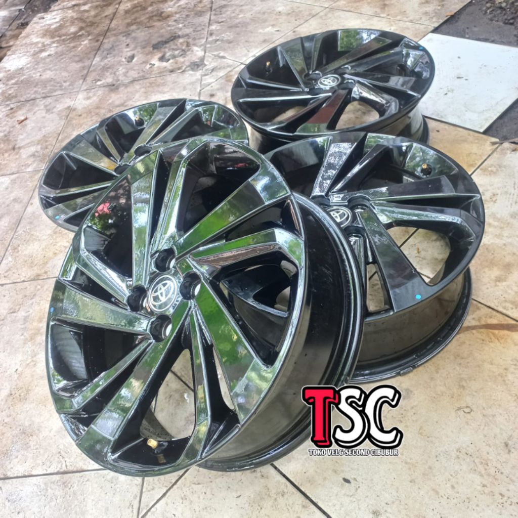 Jual VELG ORIGINAL TOYOTA RAIZE RING 17 PCD 4X100 PNP ROCKY YARIS VIOS ...