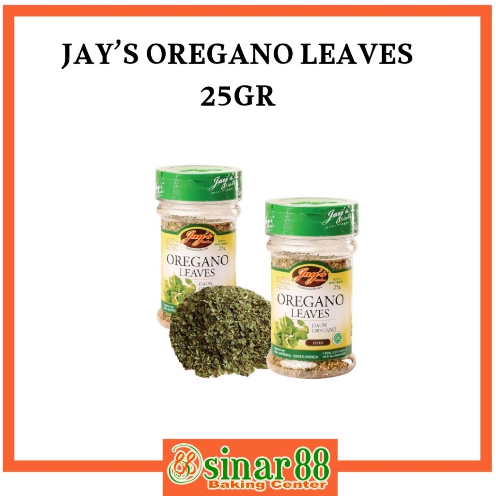 Jual Jay's Oregano Leaves 25gr (Botol) | Shopee Indonesia