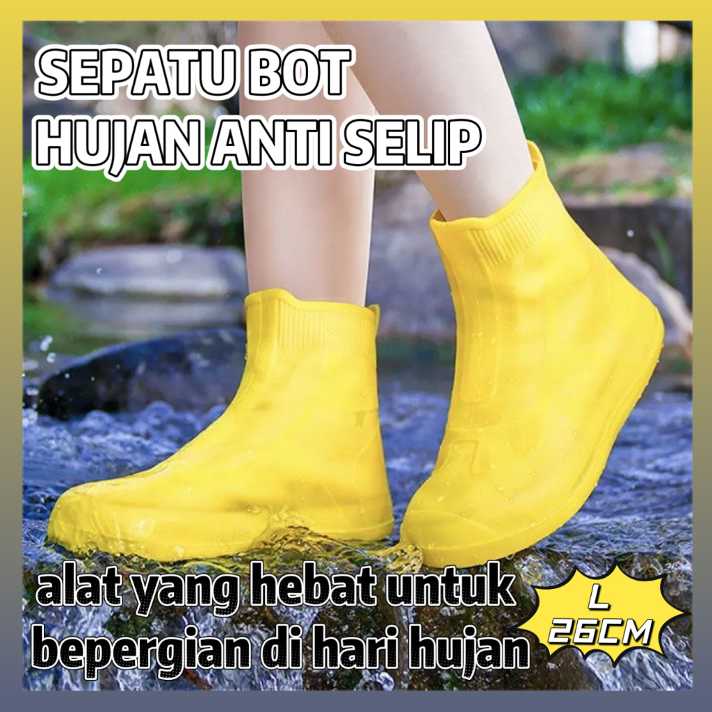 Jual Ukuran L 26M Sepatu bot hujan anti selip, alat yang hebat untuk ...
