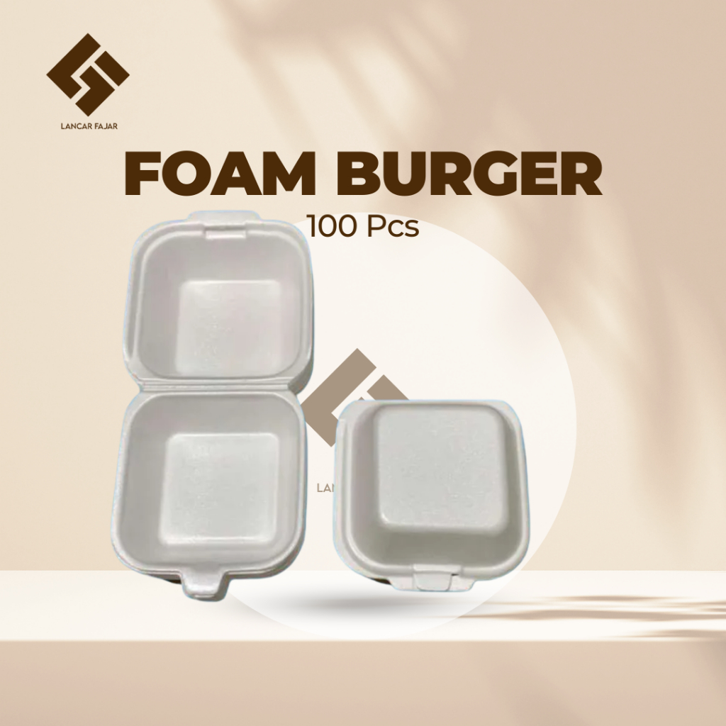 Jual (200 pcs) / foam burger / sterofoam burger / foam kecil / foam ...