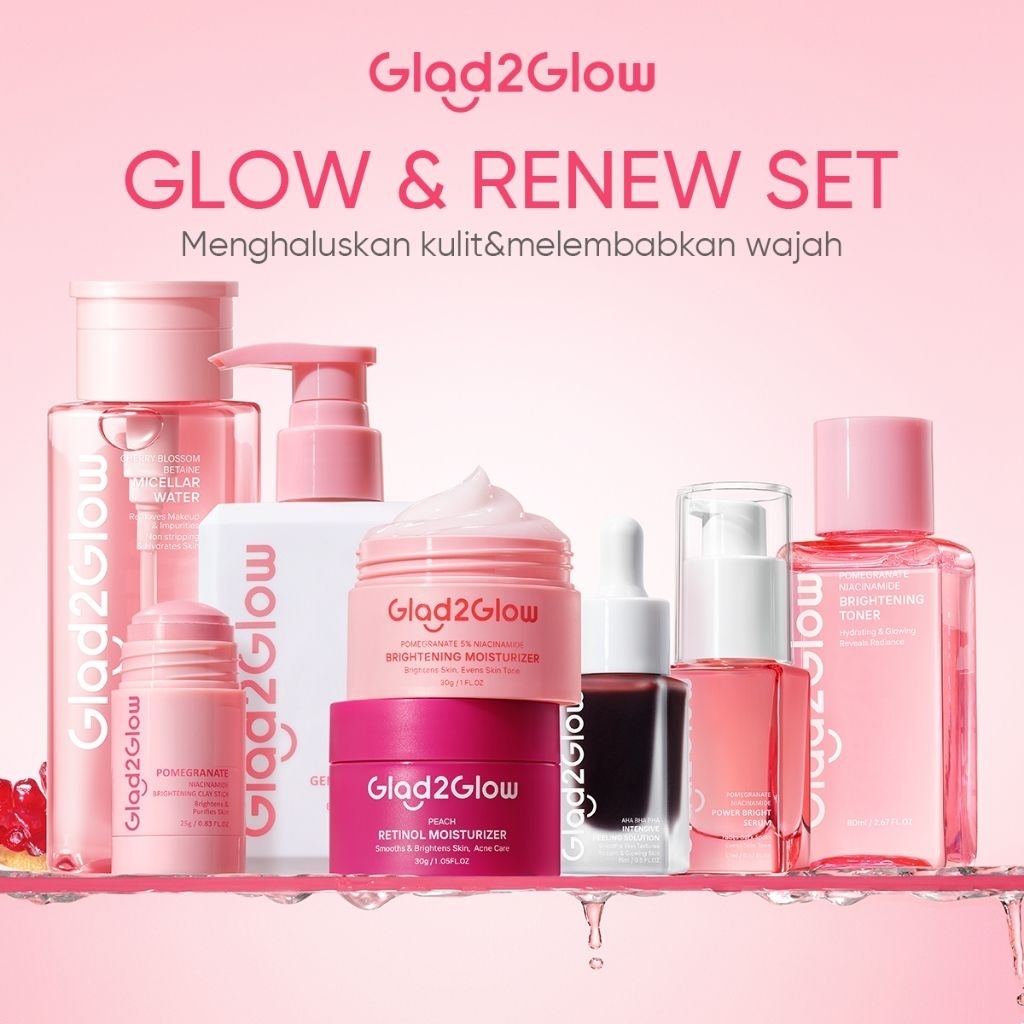 Jual Glag2Glow Bundle 8 in 1 Glow & Renew Set | Shopee Indonesia