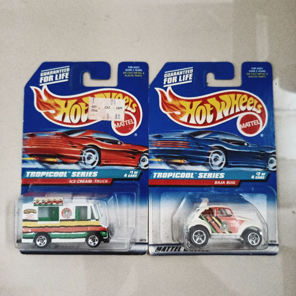 Jual Hotwheels Tropicool Series Baja Bug Ice Cream Truck ©1997 Blue ...