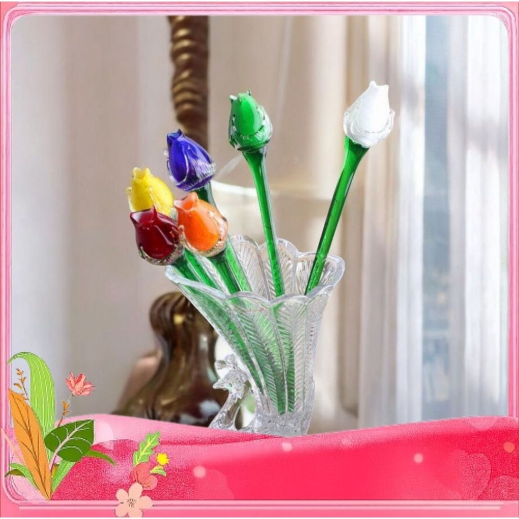 Jual bunga kristal tulip ukuran 35cm | Shopee Indonesia