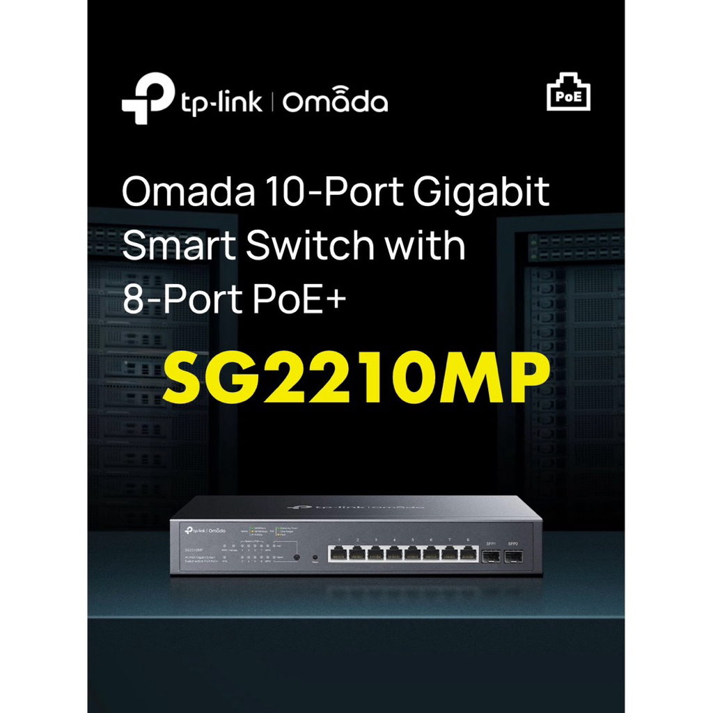 Jual Tp-Link SG2210MP Omada 10-Port Gigabit Smart Switch with 8-Port ...