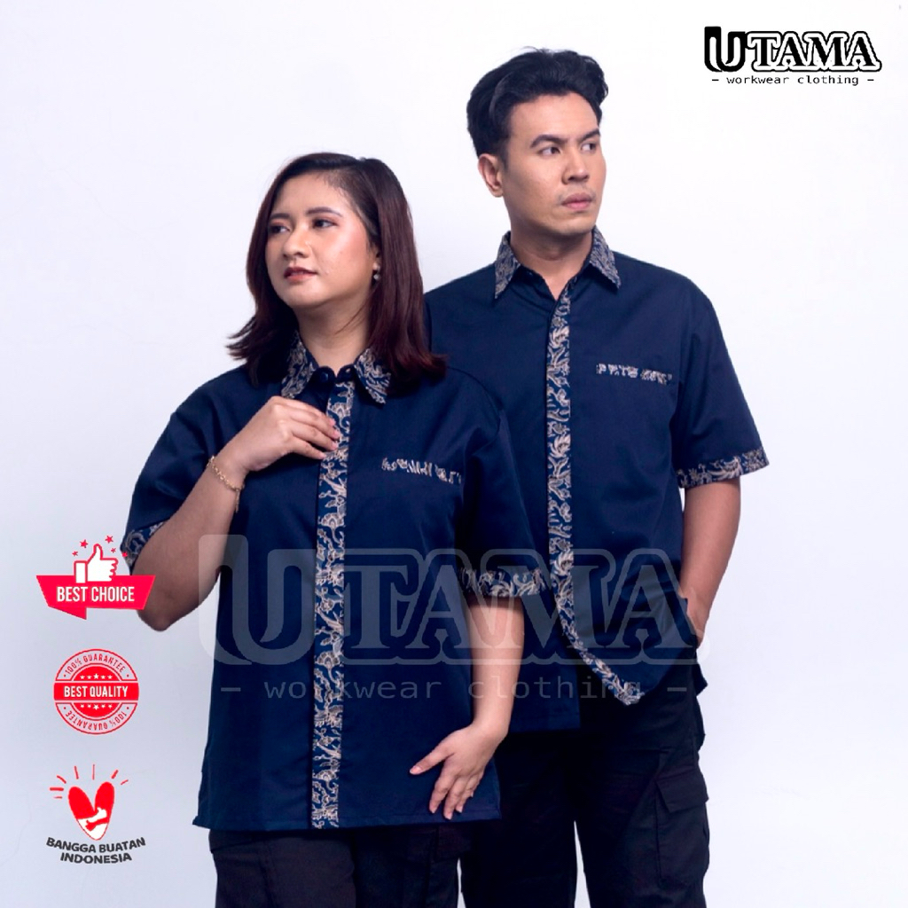 Jual Kemeja Batik - Seragam Kerja Batik - Seragam Karyawan Batik - Baju ...