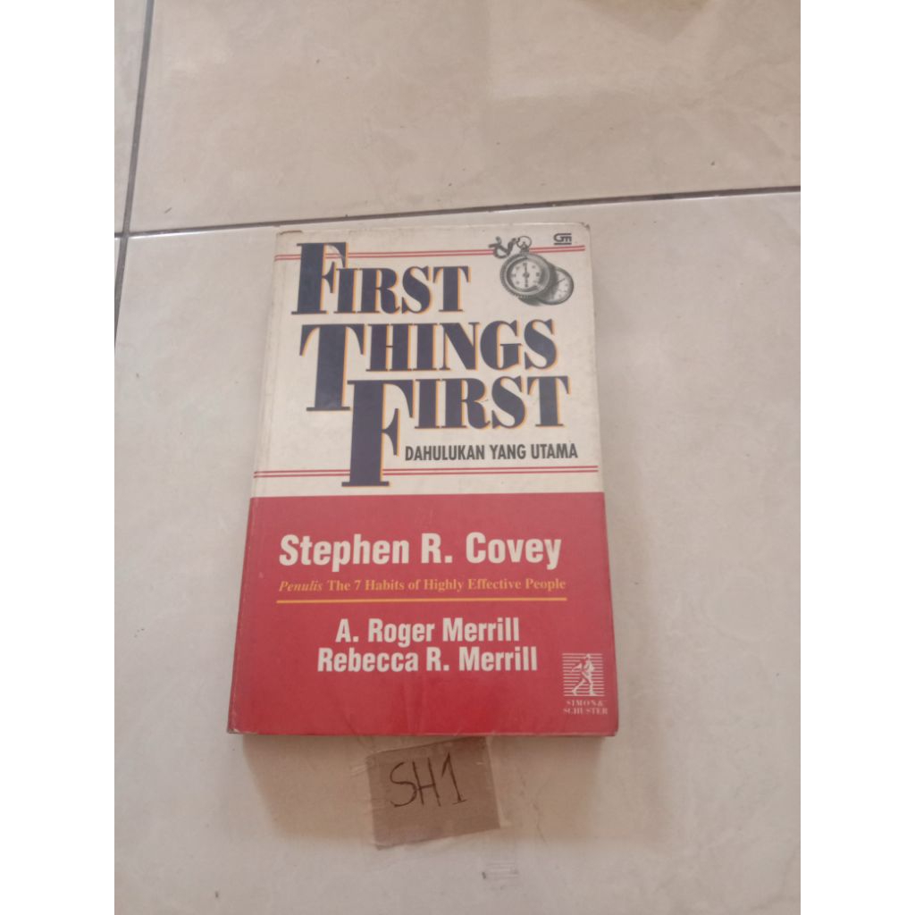 Jual buku first things first | Shopee Indonesia