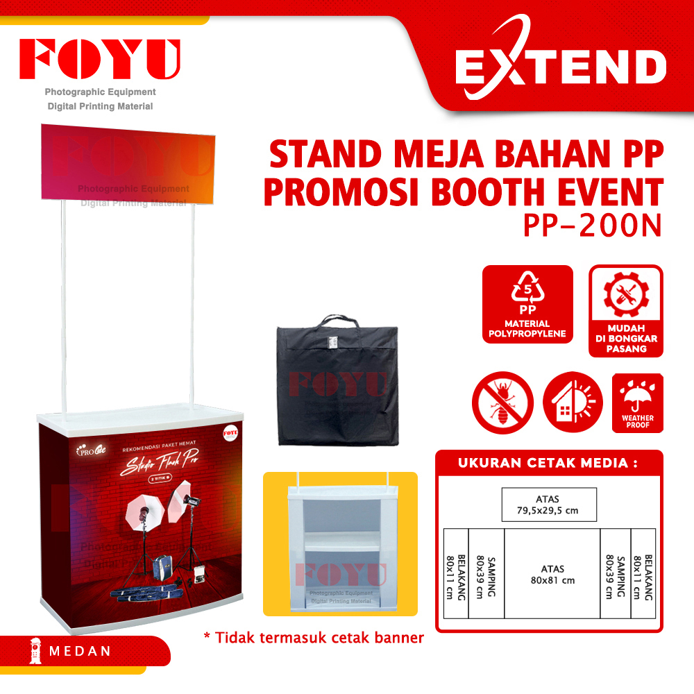 Jual Extend Event Desk Portable Meja Promosi Stand Jualan Booth ...