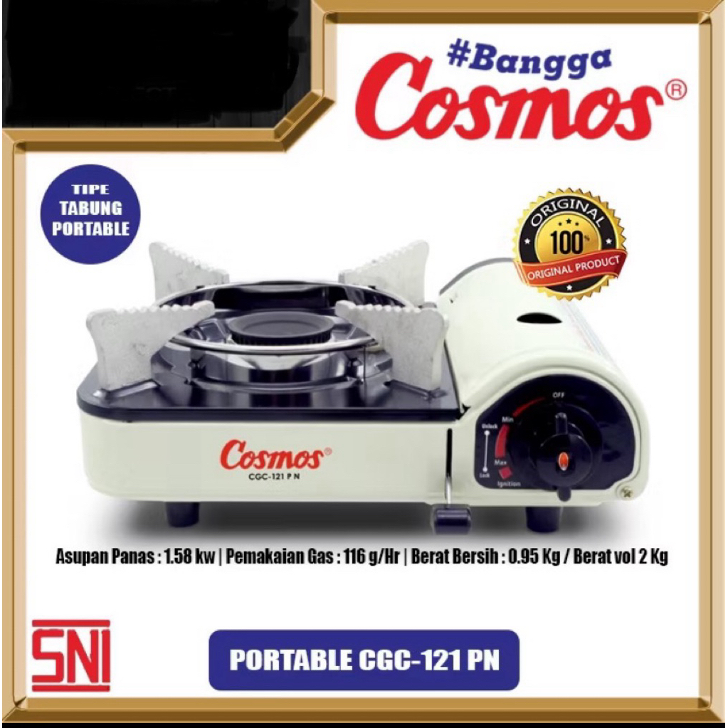 Jual Cosmos Kompor Gas Portable CGC 121 PN / Kompor Gas Piknik 121PN ...
