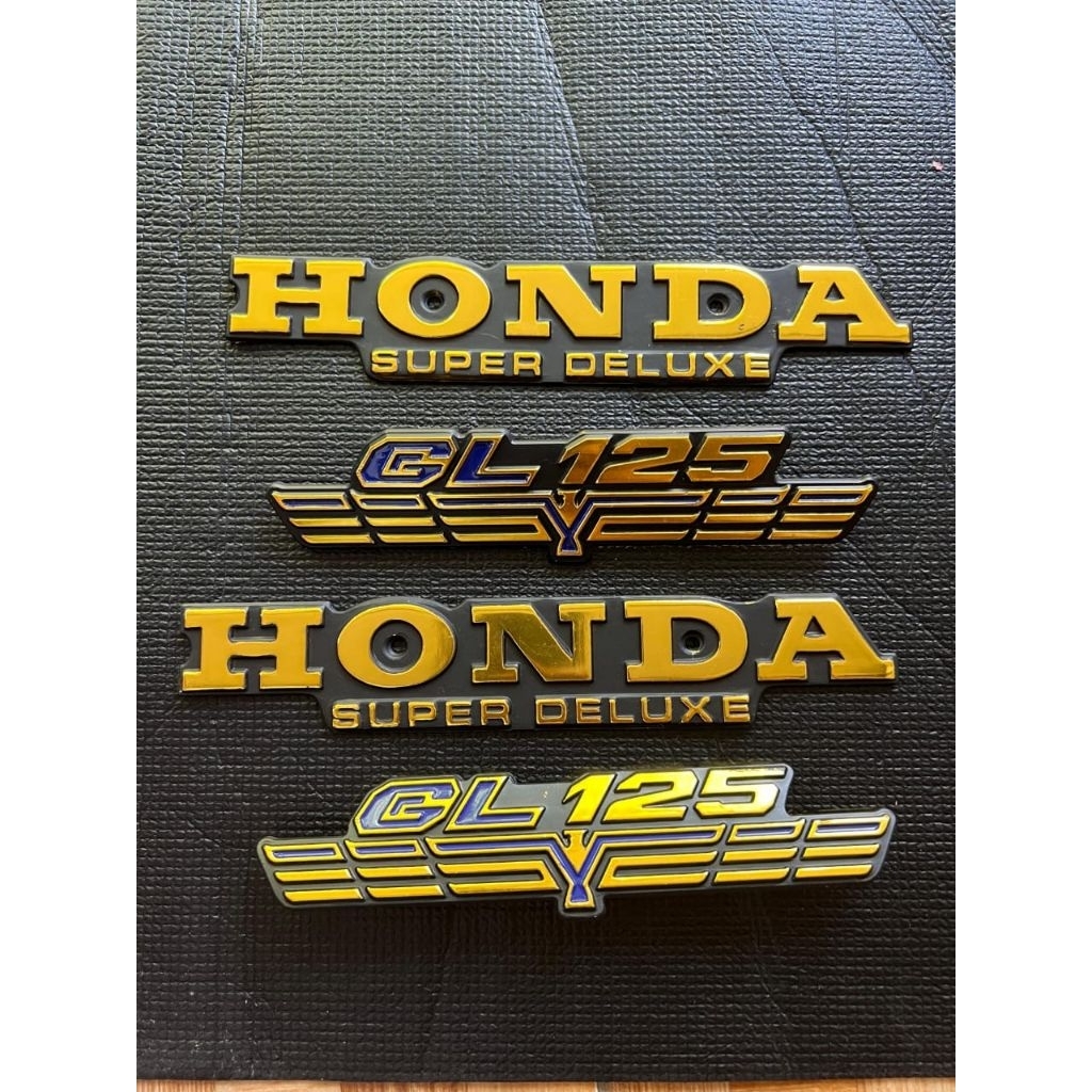 Jual EMBLEM TANKI GL 125 LOGO TANKI GL 125 SET EMBLEM BOX GL125 GARUDA ...