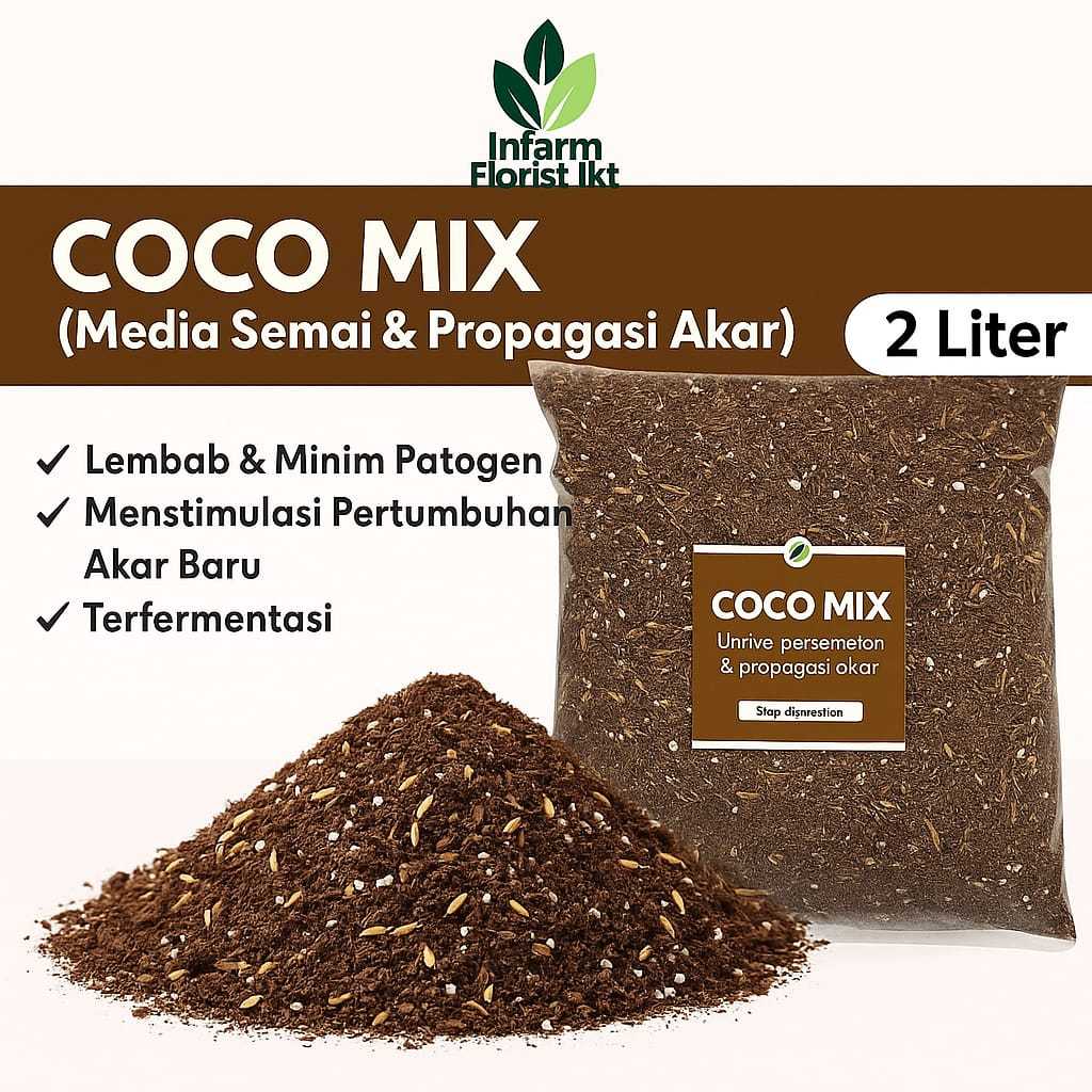 Jual Infarm FLorist - 2 Liter Coco mix Premium Media Semai Media ...