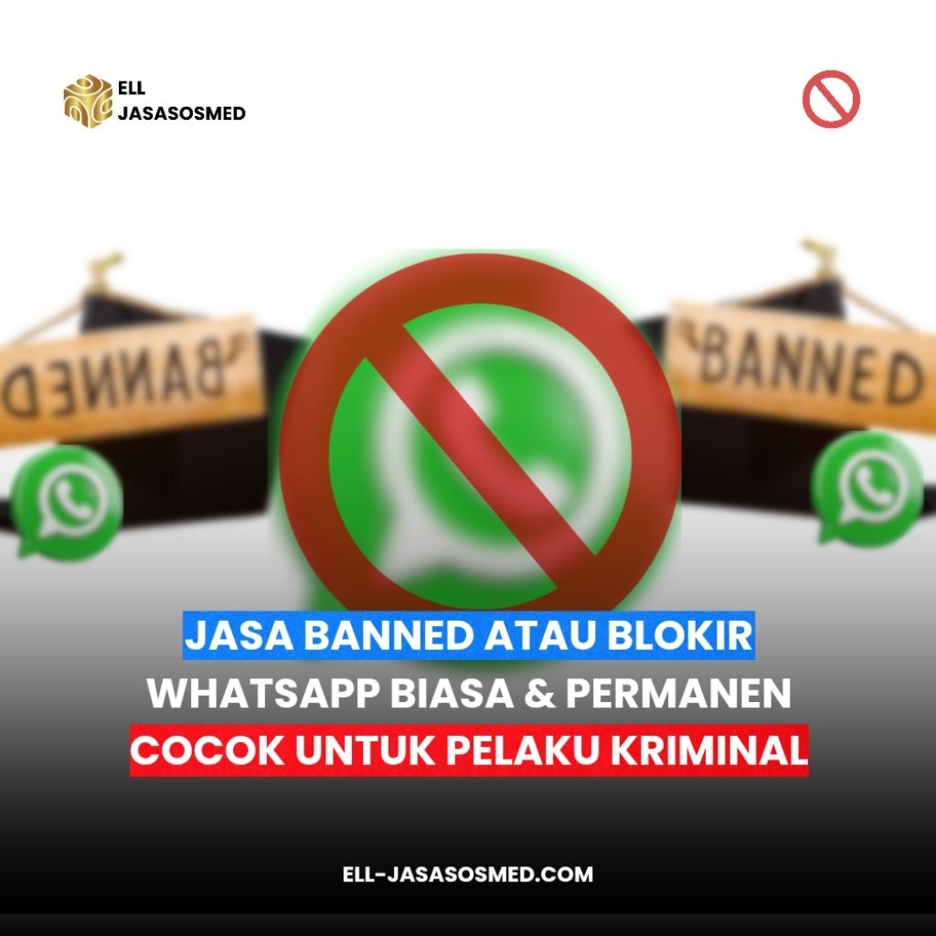Jual jual jasa banned/blokir we4 biasa/permanen work untuk penipu lapor ...