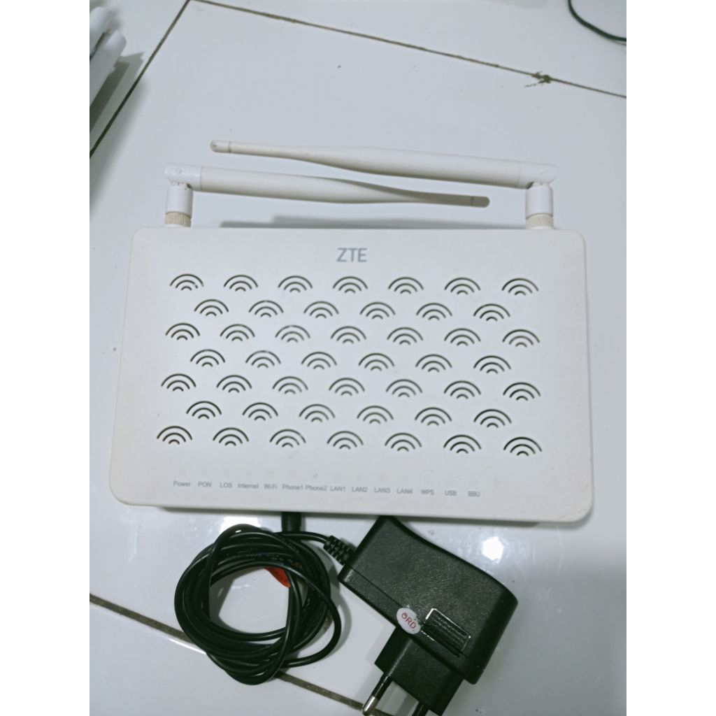 Jual Router ZTE F609 V1 PORT BIRU + adaptor | Shopee Indonesia