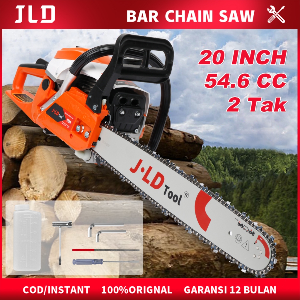 Jual JLD Mesin Potong Kayu 54.6CC chainsaw Mesin Gergaji Rantai Sinso ...
