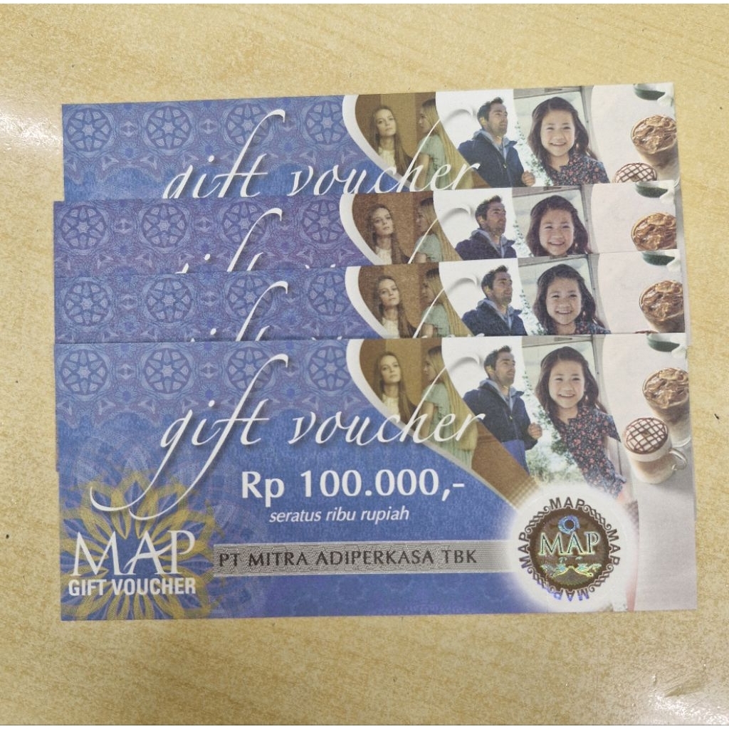 Jual voucher MAP mitra adiperkasa Rp.100.000 | Shopee Indonesia