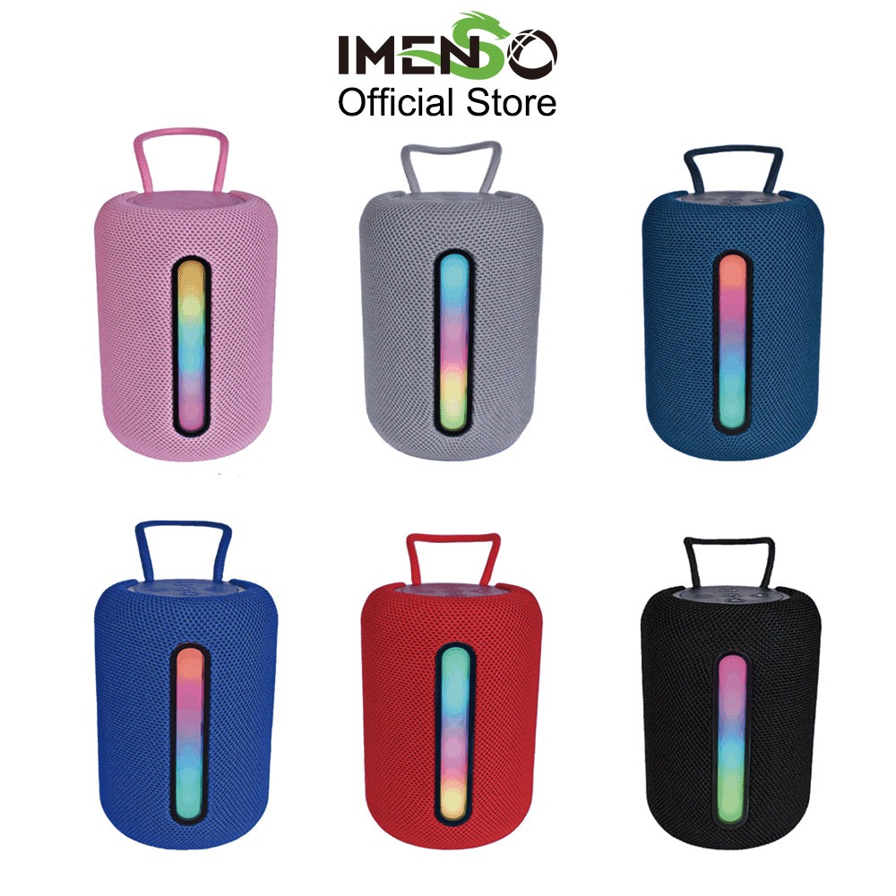 Jual IMENSO speaker bluetooth super bass RGB musik box bluetooth full ...