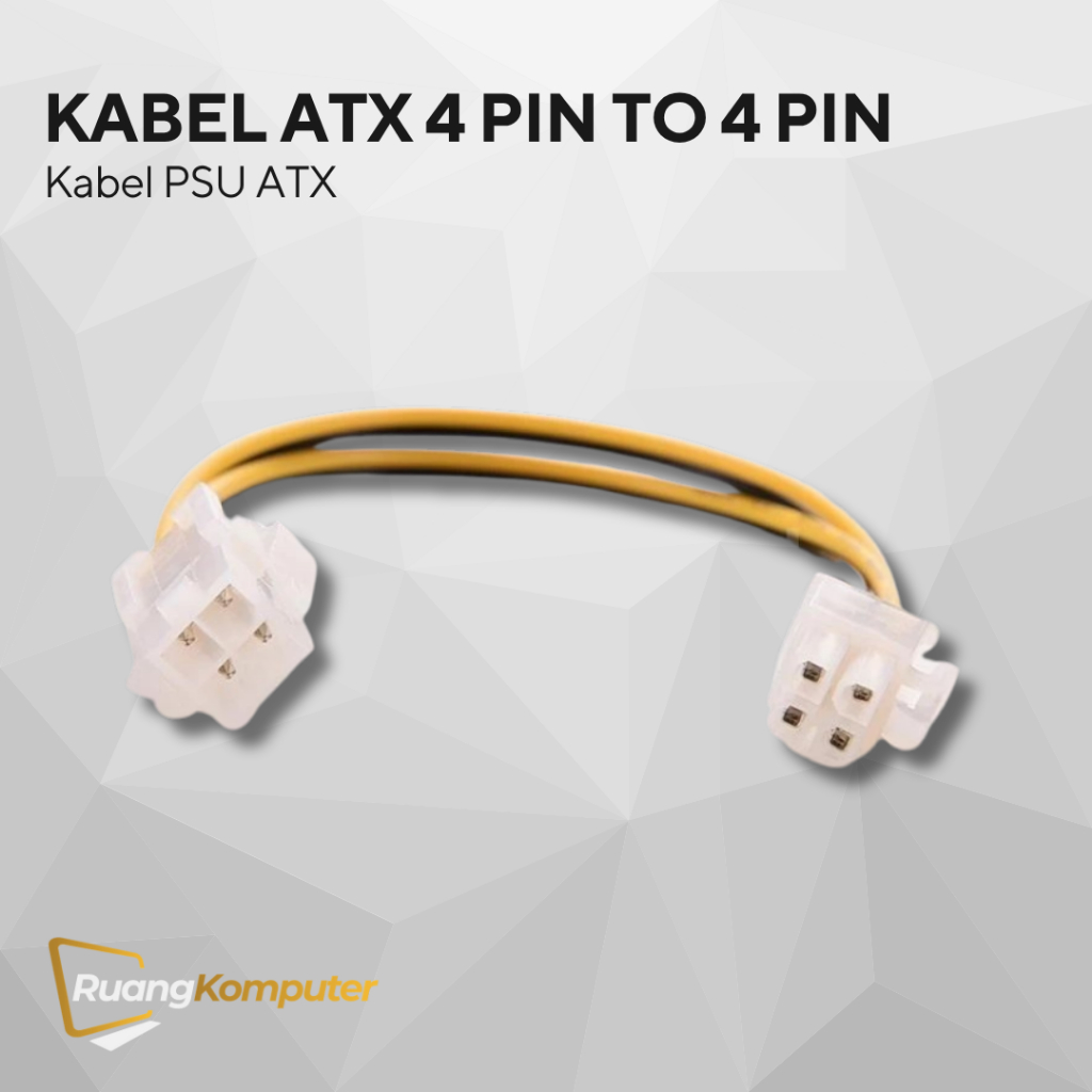 Jual KABEL ATX 4PIN TO 4PIN Extender Extention Power Supply Psu Female ...