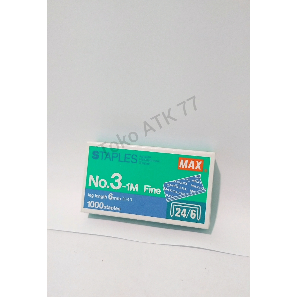 Jual Refil Isi Steples Staples Stepler Stapler Besar Max No 3 24/6 ...