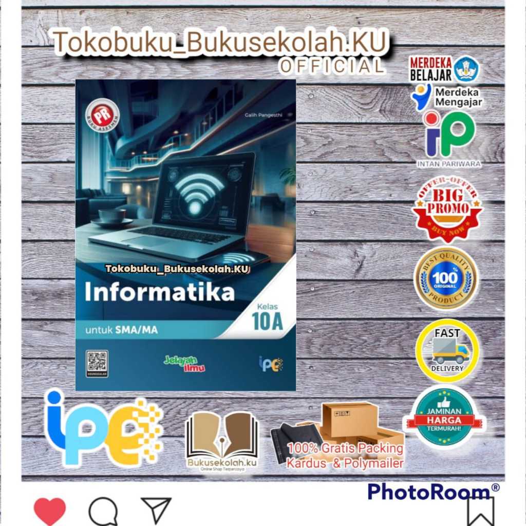 Jual diskon Buku PR interaktif Kurikulum Merdeka Informatika KELAS 10 SEMESTER 1 , 2 terbaru ...