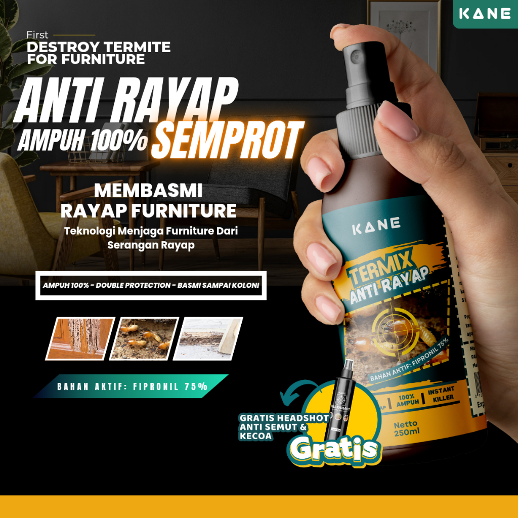 Jual Termix Anti Rayap Semprot Pembasmi Racun Rayap Kayu Furniture ...